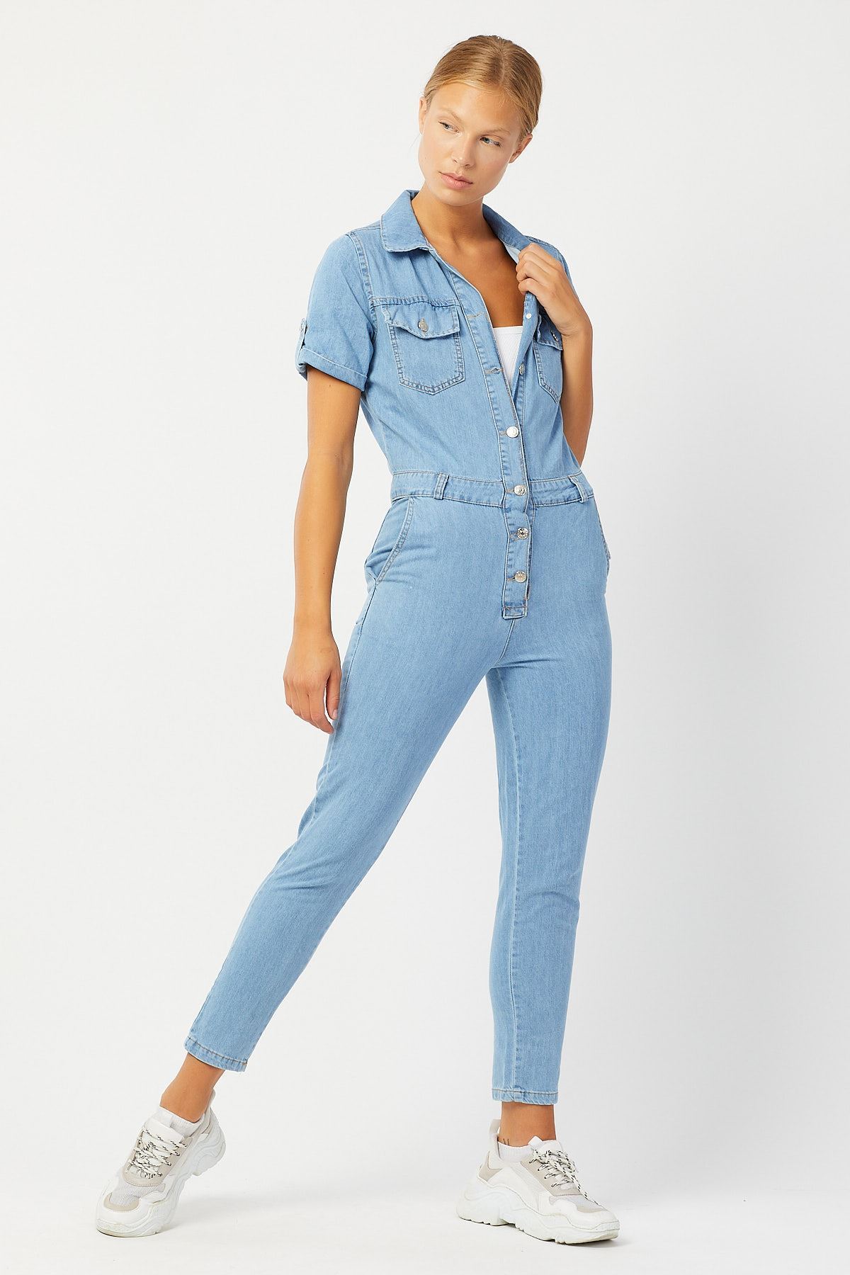 Kadın Kot Tulum - GimerAVM - Online Giyim ve Ayakkabı sitesi